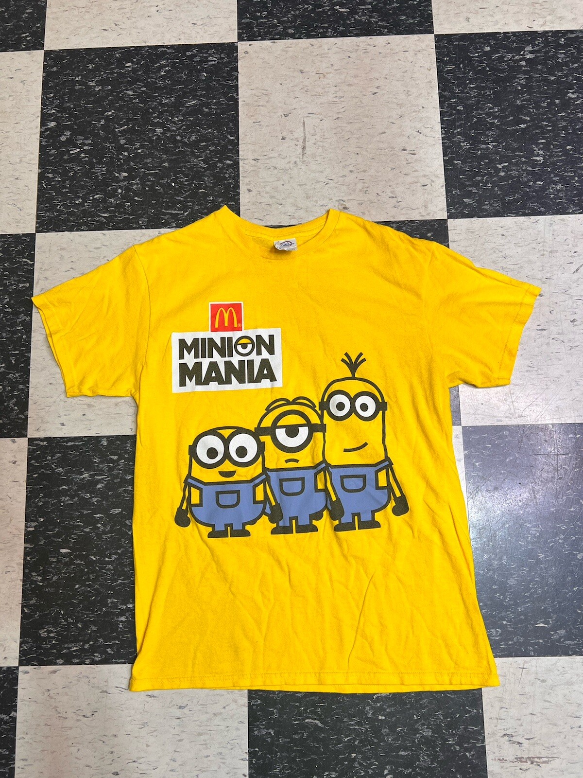 McDonald's Minion Mania Minions Employee Yellow T-Shi… - Gem