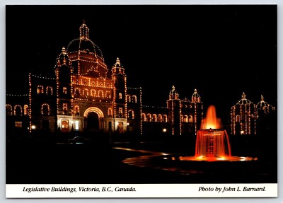 Canada Victoria Legislative Buildings Vintage Postcard Continental | eBay
