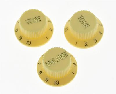 Cream ST Style Guitar Knobs Volume and Tone Knobs Set of 3 for Strat | eBay
