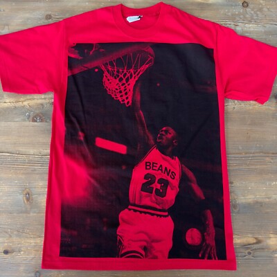 Extremely Rare Vintage From 2006 "Beans" Michael Jordan T-Shirt Red Air ...