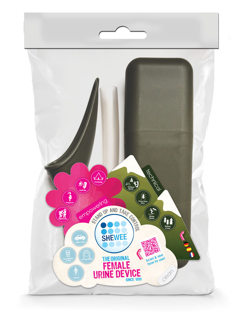 Shewee Extreme Portable Urinating Device - SWE-PINK for sale online ...