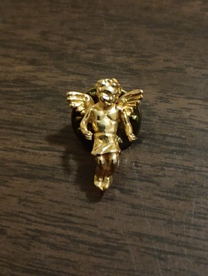 Gold color - Angel Pin with pin back | eBay