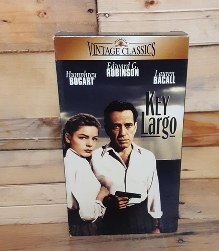 Key Largo VHS VCR Tape Used Humphrey Bogart Vintage Classics | eBay