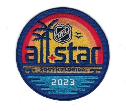 2023 NHL ALL STAR PATCH OFFICIAL GAME JERSEY STYLE FLORIDA PANTHERS ...