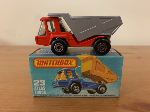 Matchbox Superfast 23 Atlas Truck Rare Black Interior | eBay