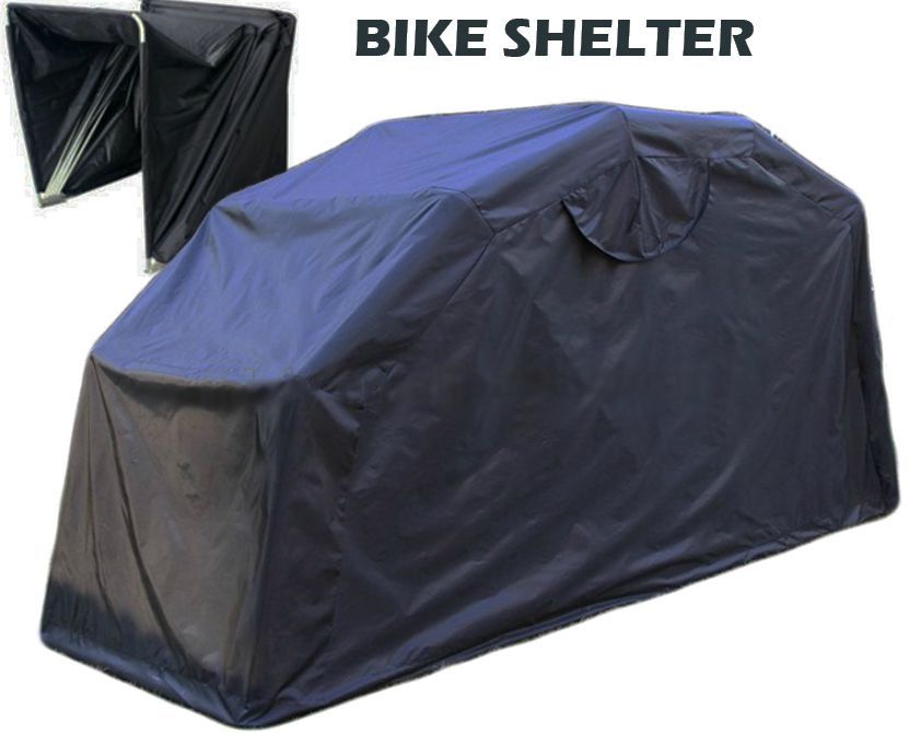 MOTORBIKE BIKE BARN FOLDING COVER FRAME TENT WATERPROOF SHELTER SCOOTER ...