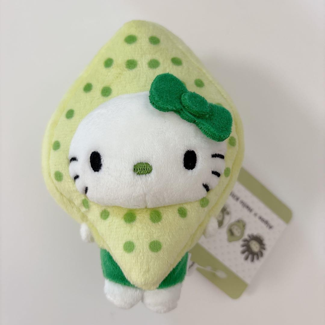 Sanrio Hello Kitty Algae Plush Doll Mascot Holder Osaka Expo 2025 ...
