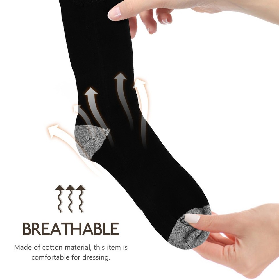 Electric Heated Sock Thermal Socks Rechargeable Stroking Warming ...