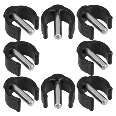 8 Pcs Toilet Safety Pin Tube Lock Clips Replacement Raised Seat Locks ...
