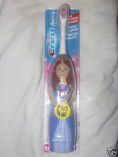 Crest Kids SpinBrush Princess Powered ToothBrush NEW | eBay