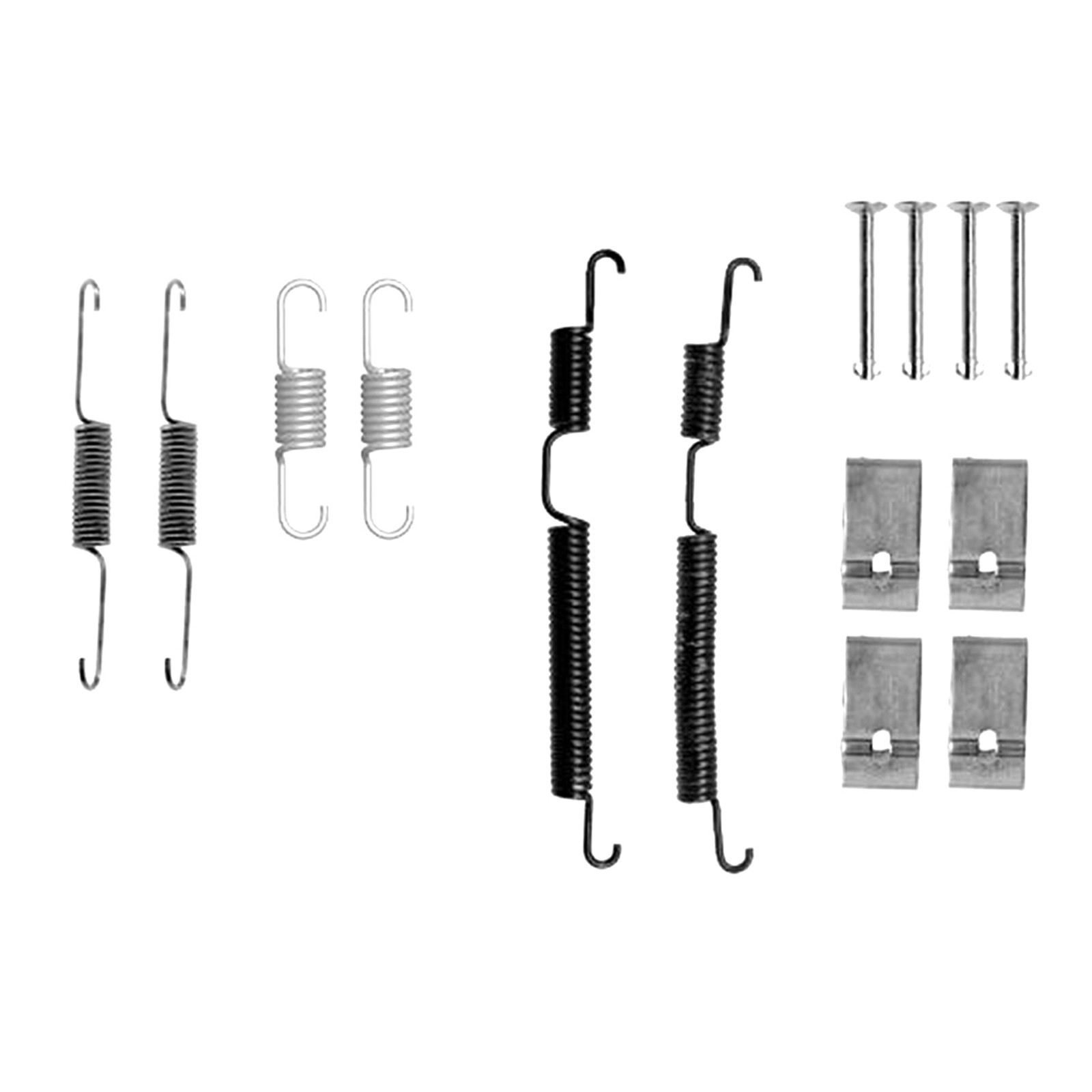 REAR BRAKE SHOE FITTING KIT SPRINGS FITS: HYUNDAI i10 2008-2014 ...
