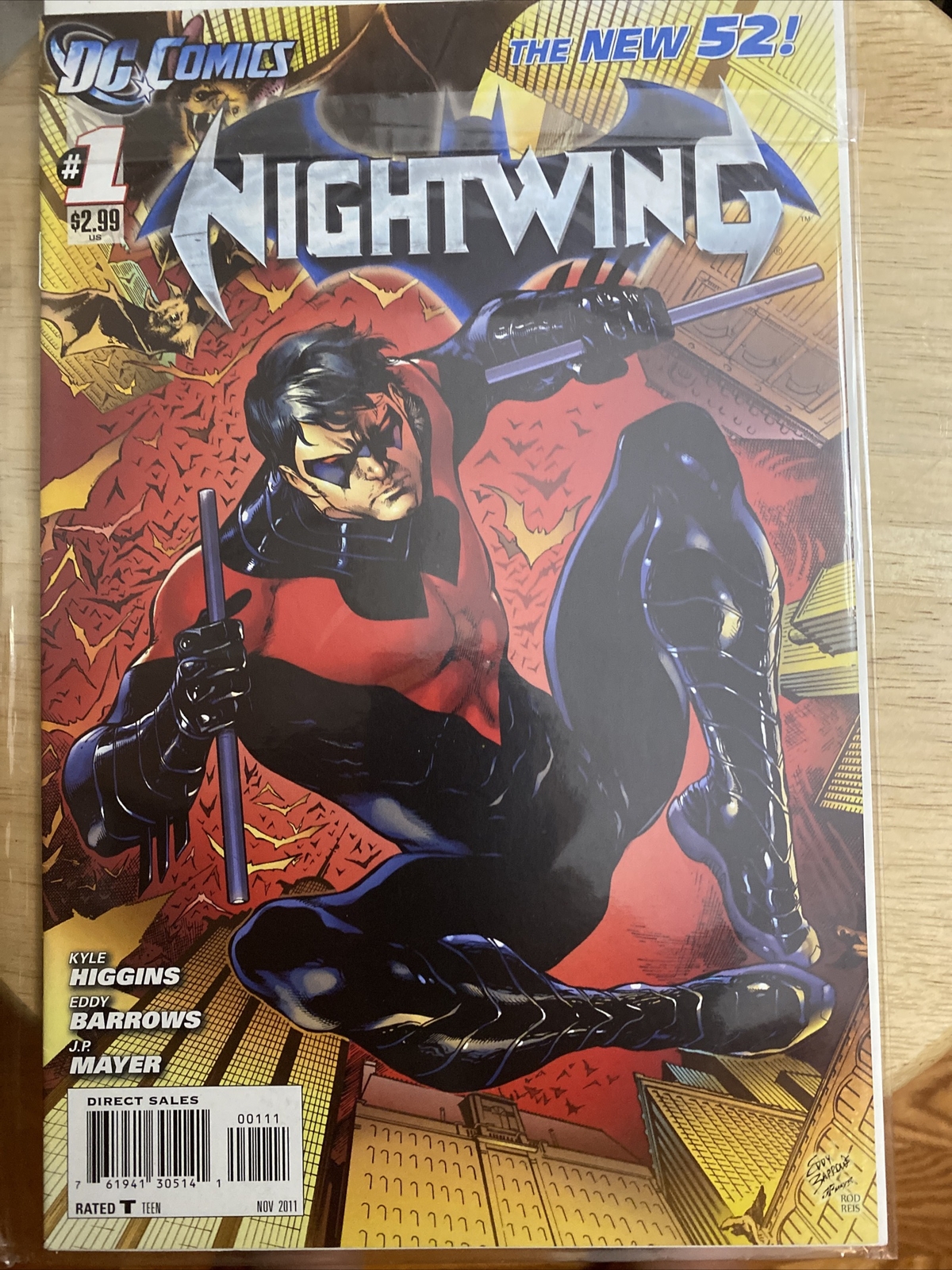 Nightwing New 52 # 1 , DC Comics 2011, excellent Cond. NEVER BEEN OUT ...