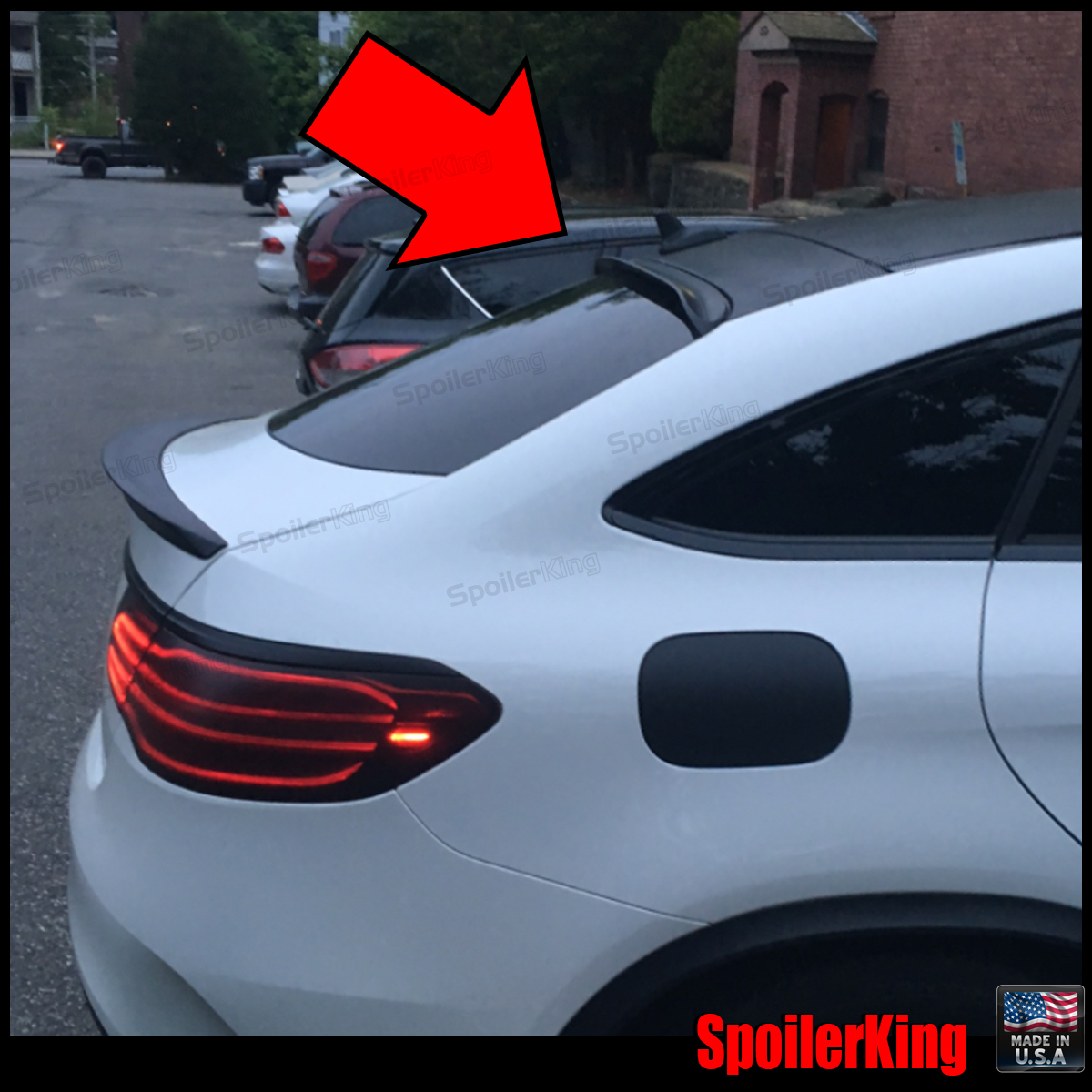Rear Roof Spoiler Window Wing (Fits: Mercedes AMG GLE 43 / 63s Coupe ...
