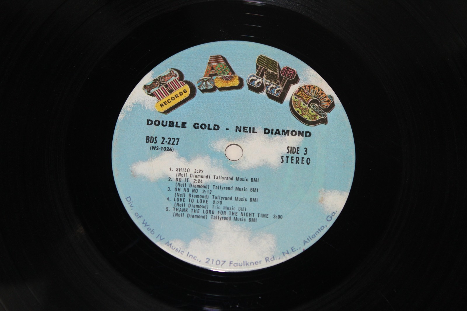 Neil Diamond "Double Gold" 1973 Bang Stereo 2 Discs - Vinyl Record LP ...