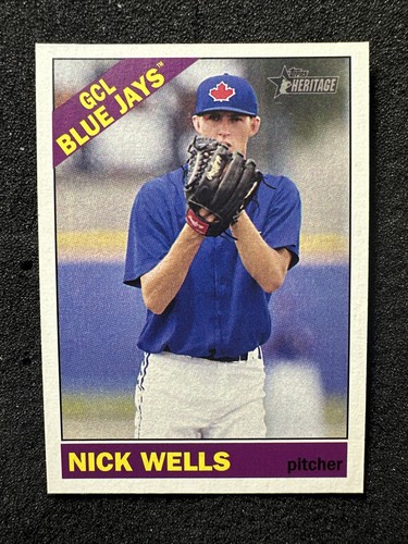NICK WELLS #146 2015 Topps Heritage Minor League Edition QTY Rookie ...