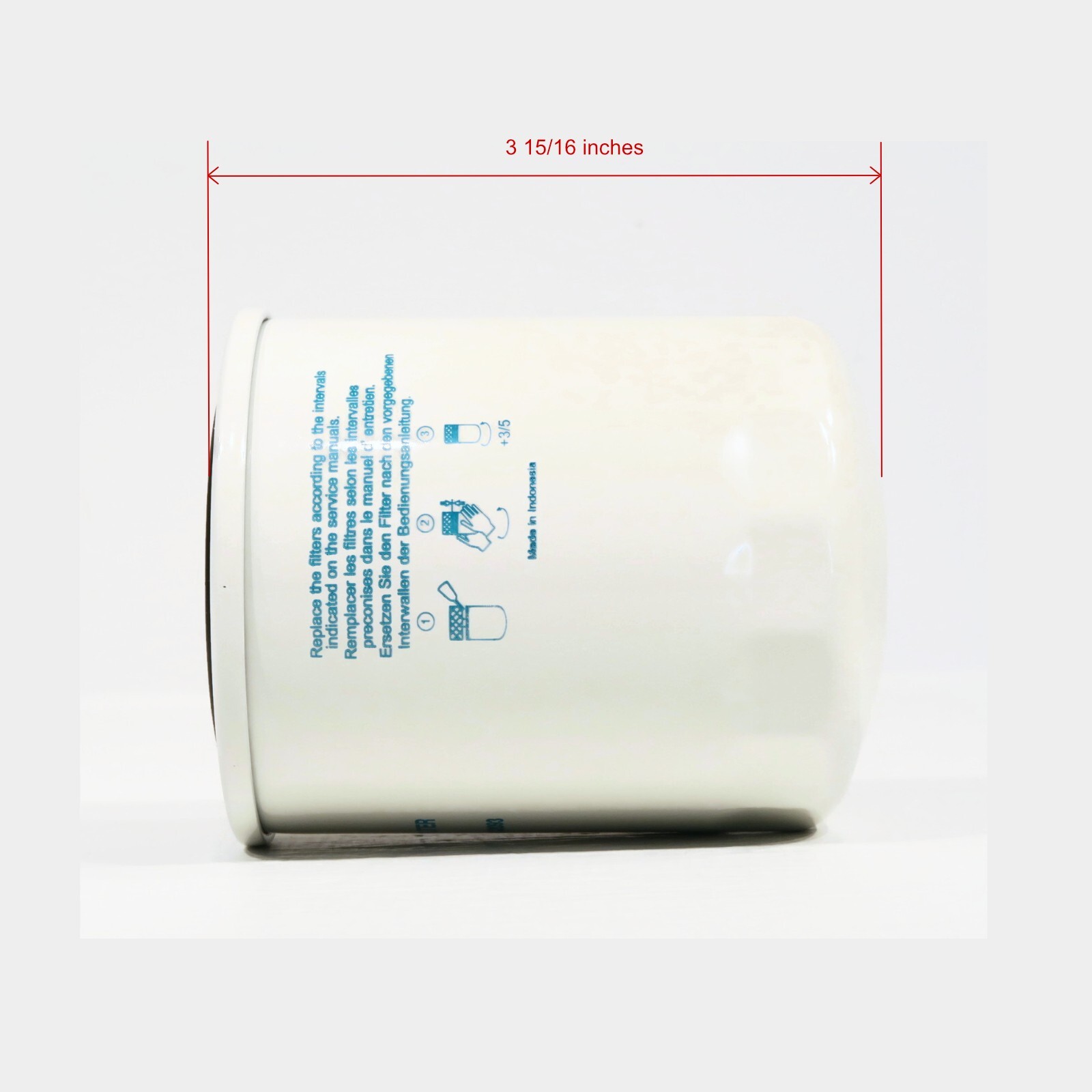 (4-Pack) Kubota OIL FILTER for 16271-32092, 1627132092, Baldwin B161-S ...