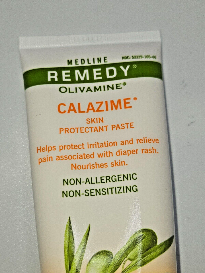 Medline Remedy Olivamine Calazime Skin Protectant Paste Cream, Used ...