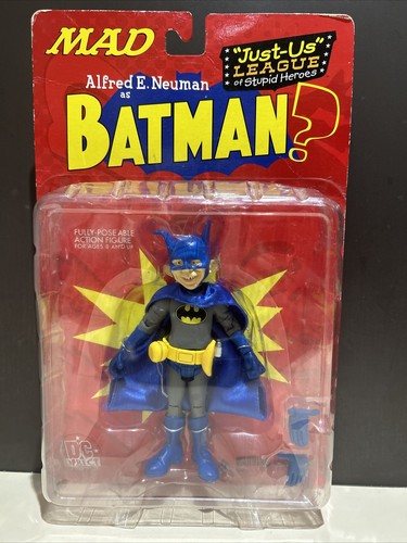 Mad Alfred E Neuman As Batman Action Figure / New DC Direct | eBay