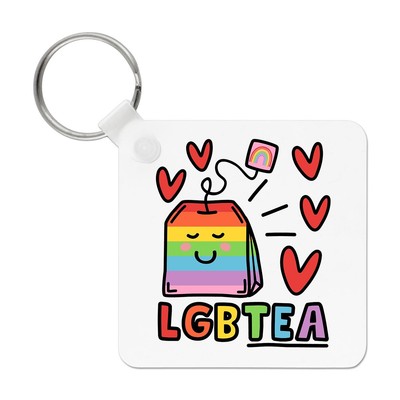 LGBTEA Keyring Key Chain Tea Lover Gay Pride Lesbian LGBTQ Homosexual ...