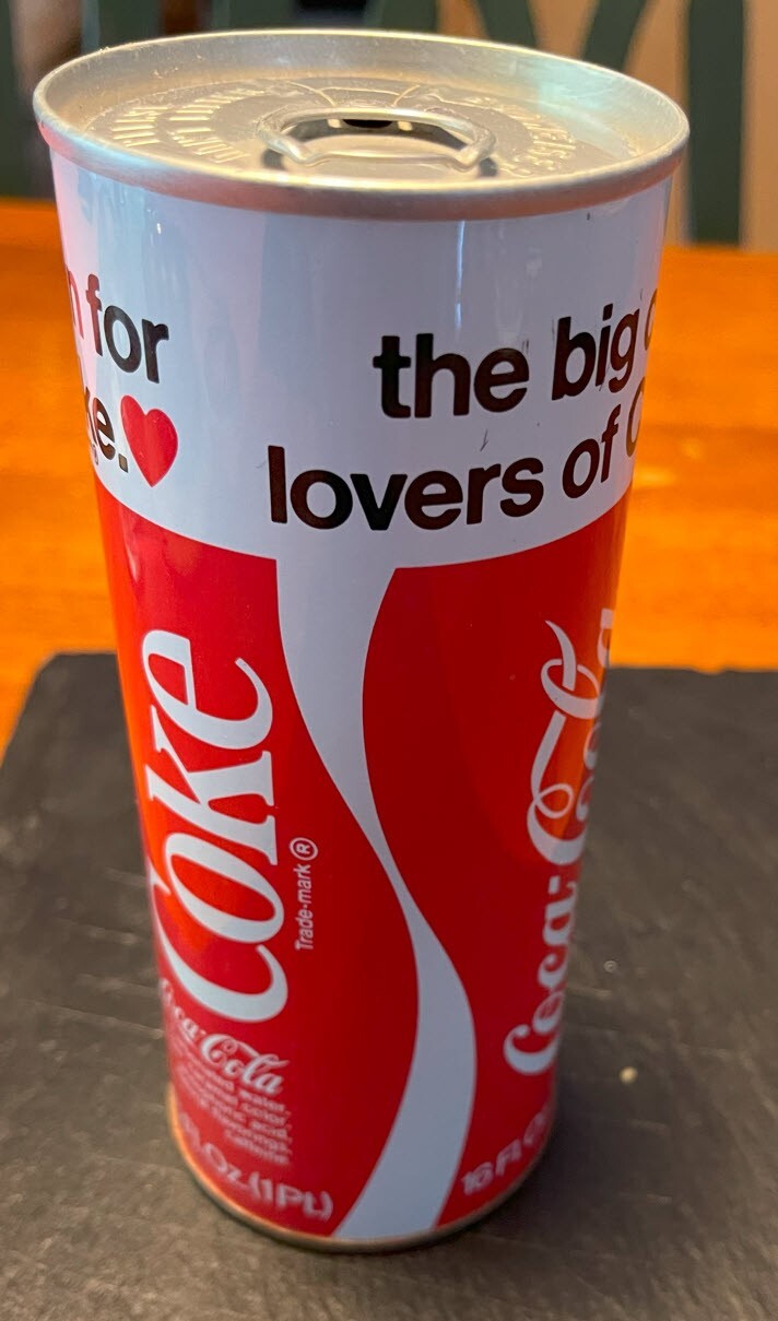 Rare 16 oz Steel Coca Cola Unopened Pulltop Can with Factory Error ...