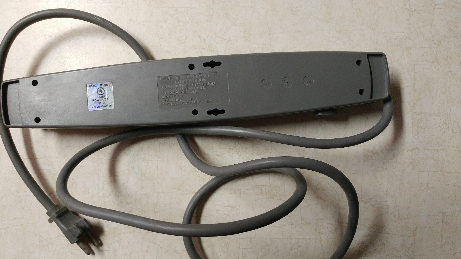 Power Sentry Model 100627 Surge Protector 6-Outlet 15A 125V Free ...