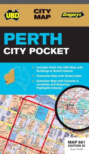 Map Perth city Map 661 20 ed by UBD Gregorys | eBay