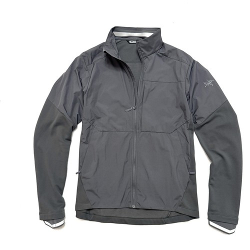 Arc’teryx A2B Sz M Medium Mens Comp Jacket Reflective Commuter Gray Zip ...