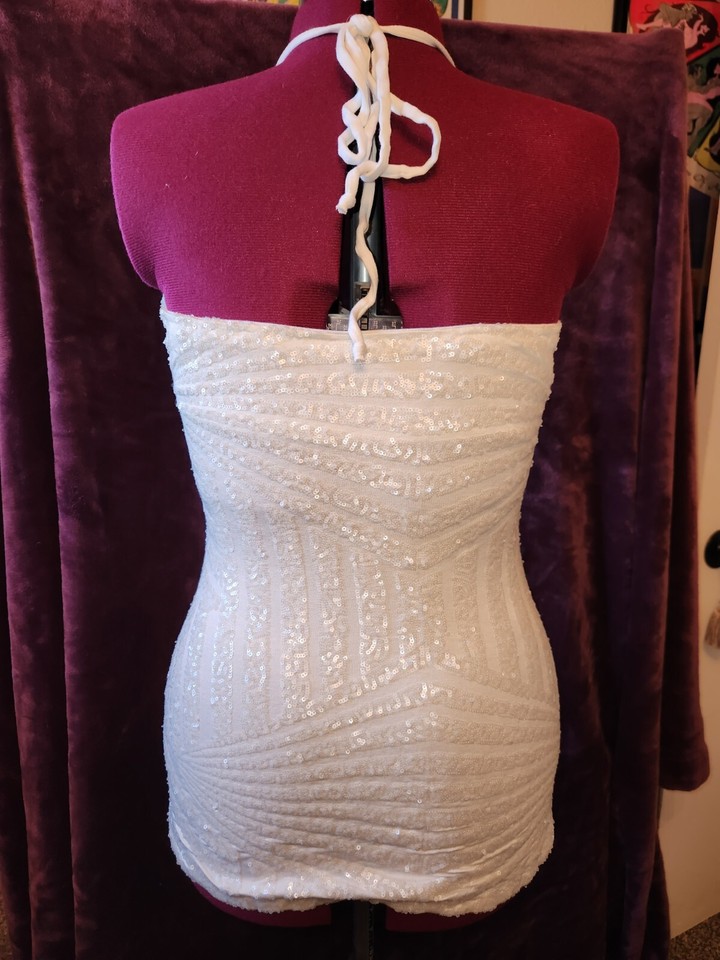 Sky Brand 5 Pc Lot Size L M Beaded Silk Sleeveless Top Tunic Dress ...