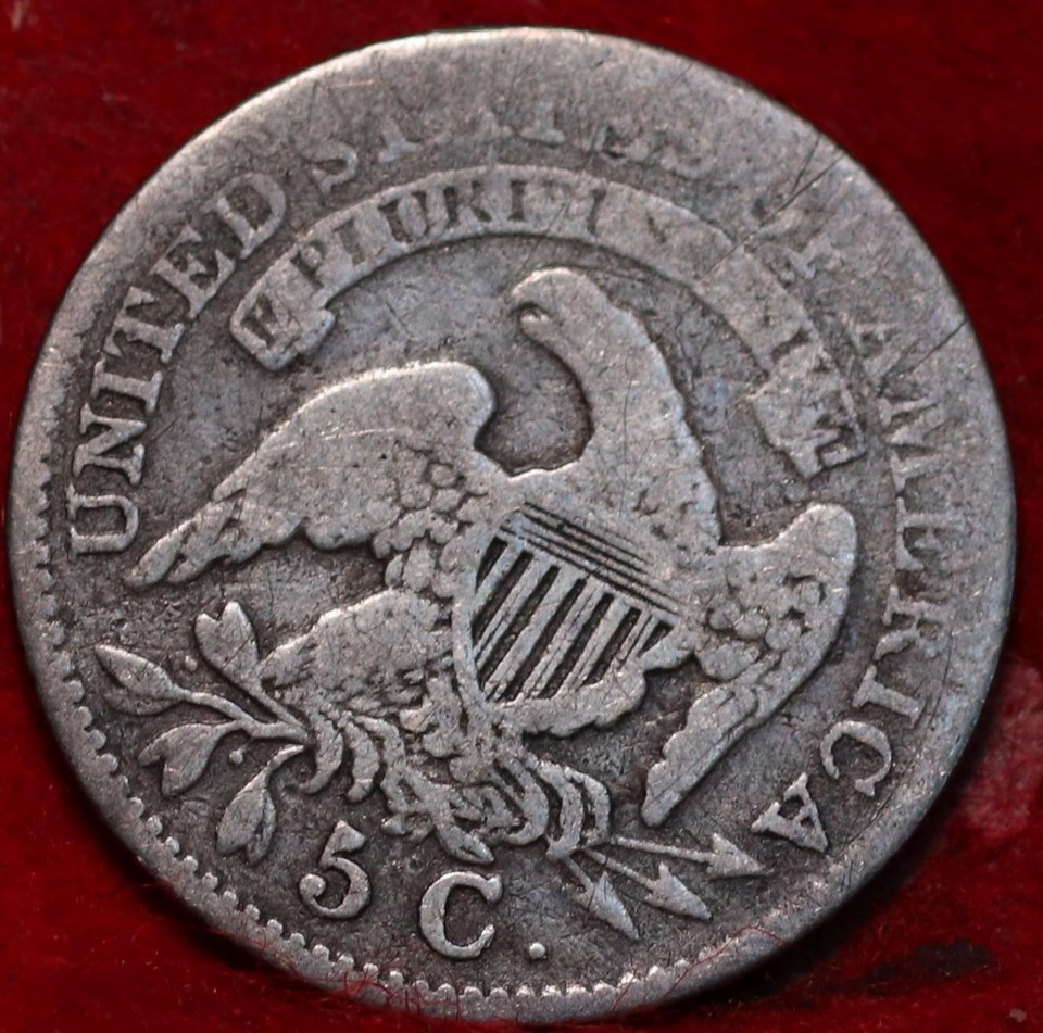 1833 Philadelphia Mint Silver Capped Bust Half Dime | eBay