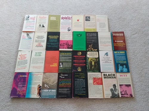 Lot 31 Vintage Pulp Paperbacks 1960s 70s Mystery, Romance, Spy, Action ...