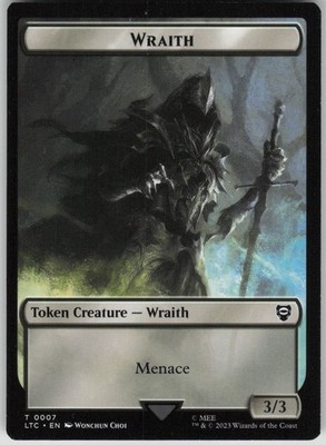 Magic the Gathering TCG Wraith // Goblin Double-Sided Token T Commander ...
