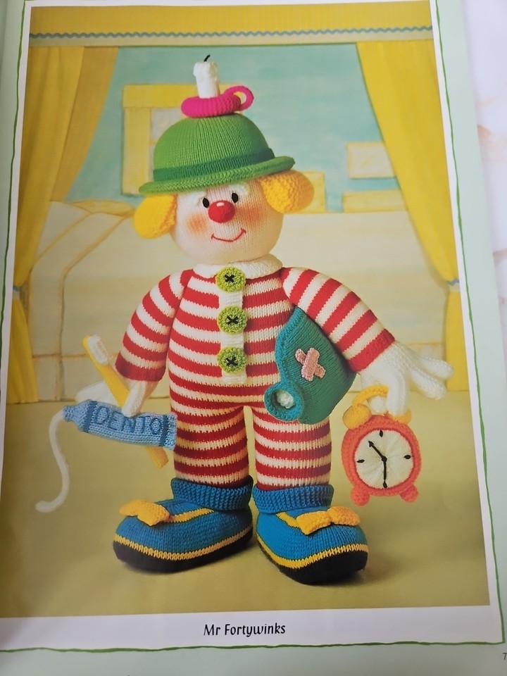 Jean Greenhowe's CLOWNS RED NOSE GANG DK pattern booklet | eBay UK