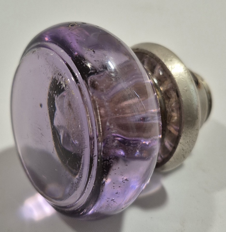 Antique Glass Door Knob(Amethyst Color) | eBay