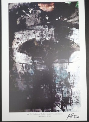 Jason Oakes Mad Cow Productions Heroes Collection THE DARK KNIGHT Print ...