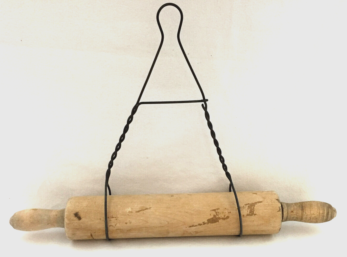 Rolling Pin Wall Handmade Wrought Iron Rolling Pin Racks 3 Pack | Shop