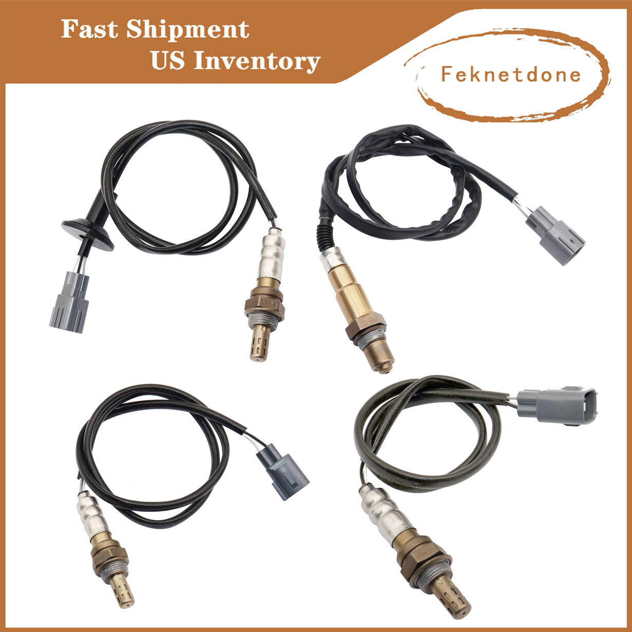 4x Fit O2 Oxygen Sensors Upstream + Downstream New LEXUS IS300 2001-05 ...