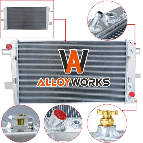 4 Row Radiator For Chevy Silverado GMC Sierra 2500 Duramax LB7 LLY 6.6L ...