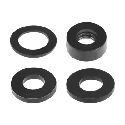 Black Rubber Metric Flat Washer Kit M3 M4 M5 M6 M8 M10 M12 M15 M20 M25 ...