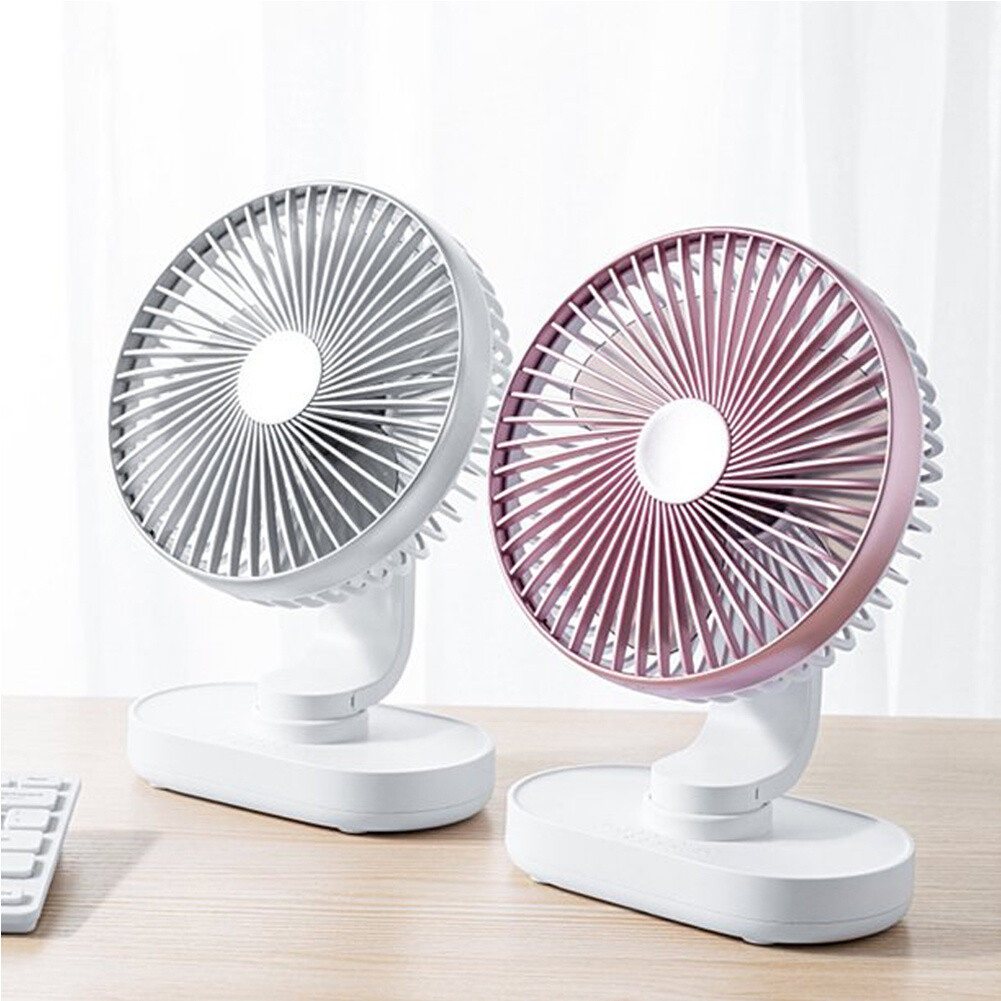 Table Fan Cheap Large Desktop Fan, New Desktop Silent Portable Ins,