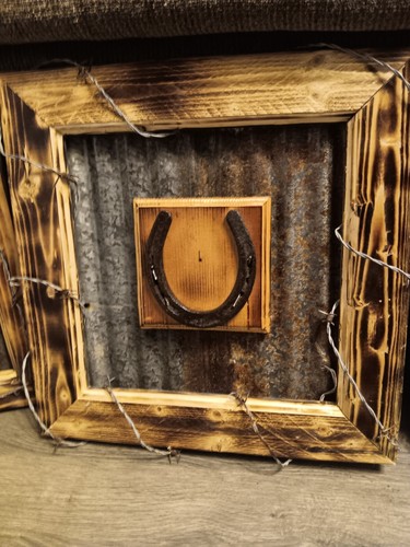 rustic horse shoe plaque country wall décor | eBay