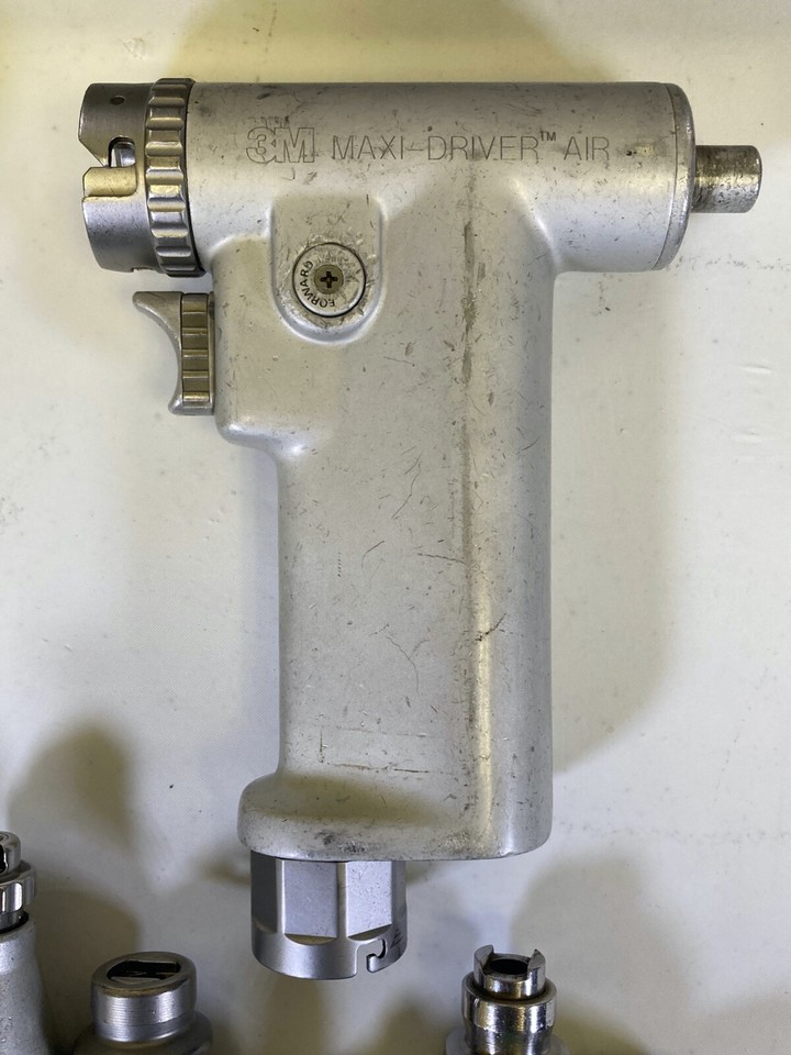 10 Piece 3M Maxi Driver Large Bone Pneumatic Drill & Saw Set w/ Case ...