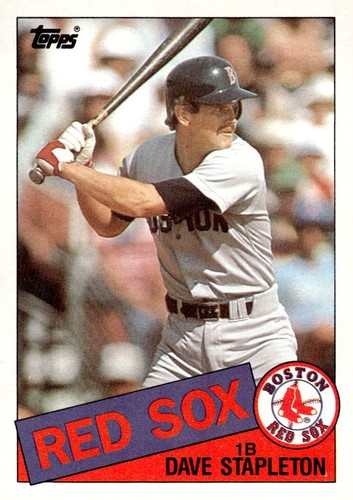 1985 Topps #322 Dave Stapleton - Boston Red Sox | eBay
