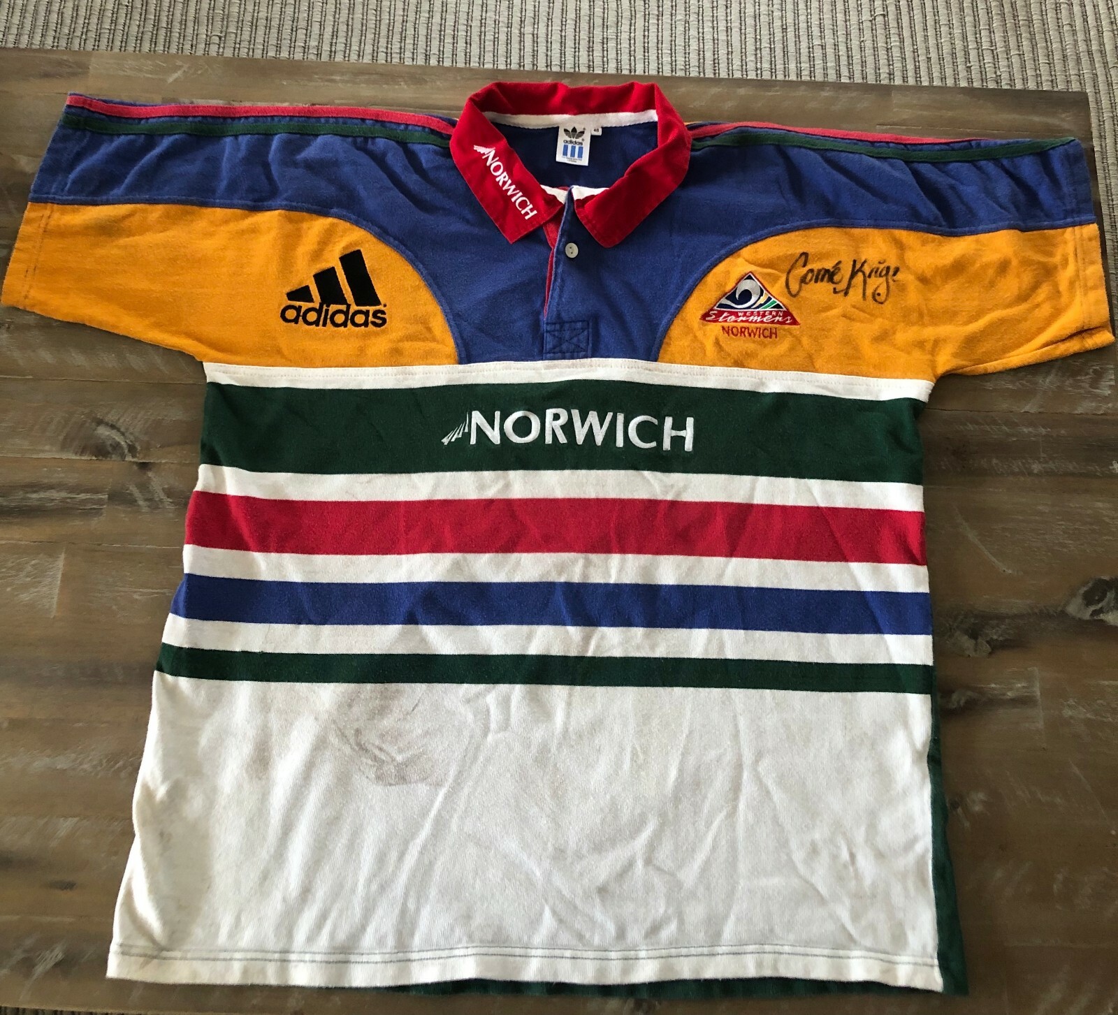 Original Match WORN and SIGNED 1st Stormers Rugby Kit - Corné Krige ...