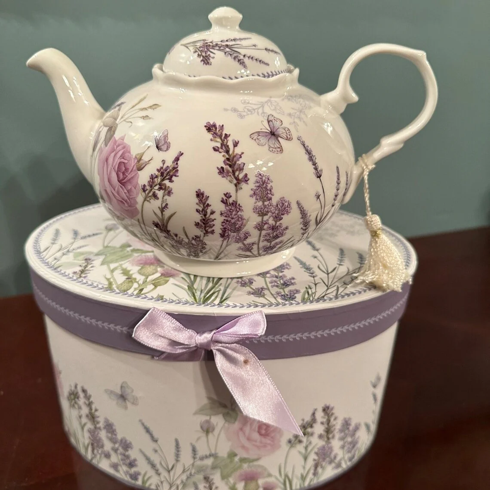 Lavender Tea Pot | eBay
