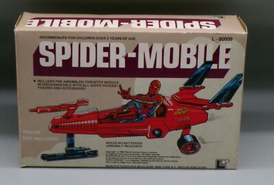 MEGO Lion Rock SPIDER MOBILE vehicle COMPLETE w/ BOX Micronauts MARVEL ...