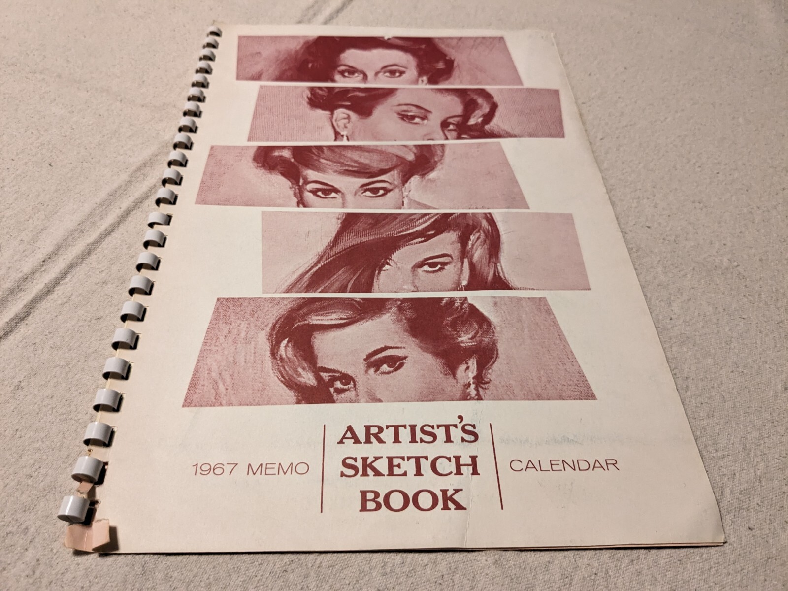 Complete 1967 - Pin-Up Calendar Artist’s Sketch Book - Fritz Willis | eBay