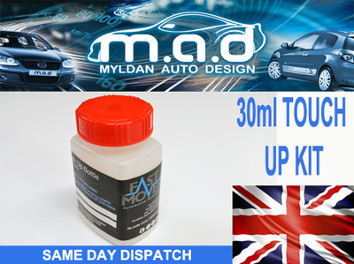 MAZDA STORMY BLUE 35J TOUCH UP KIT BOTTLE BRUSH REPAIR PAINT SCRATCH ...