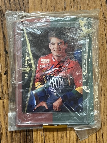 *SEALED* 1995 JEFF GORDON AUTOGRAPHED UPPER DECK AUTHENTICATED SP CARD ...