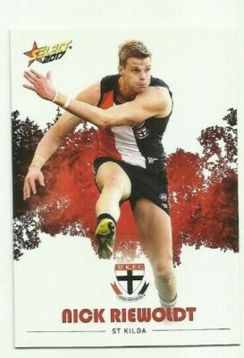 2017 FOOTY STARS ST KILDA NICK RIEWOLDT # 181 CARD afl select | eBay