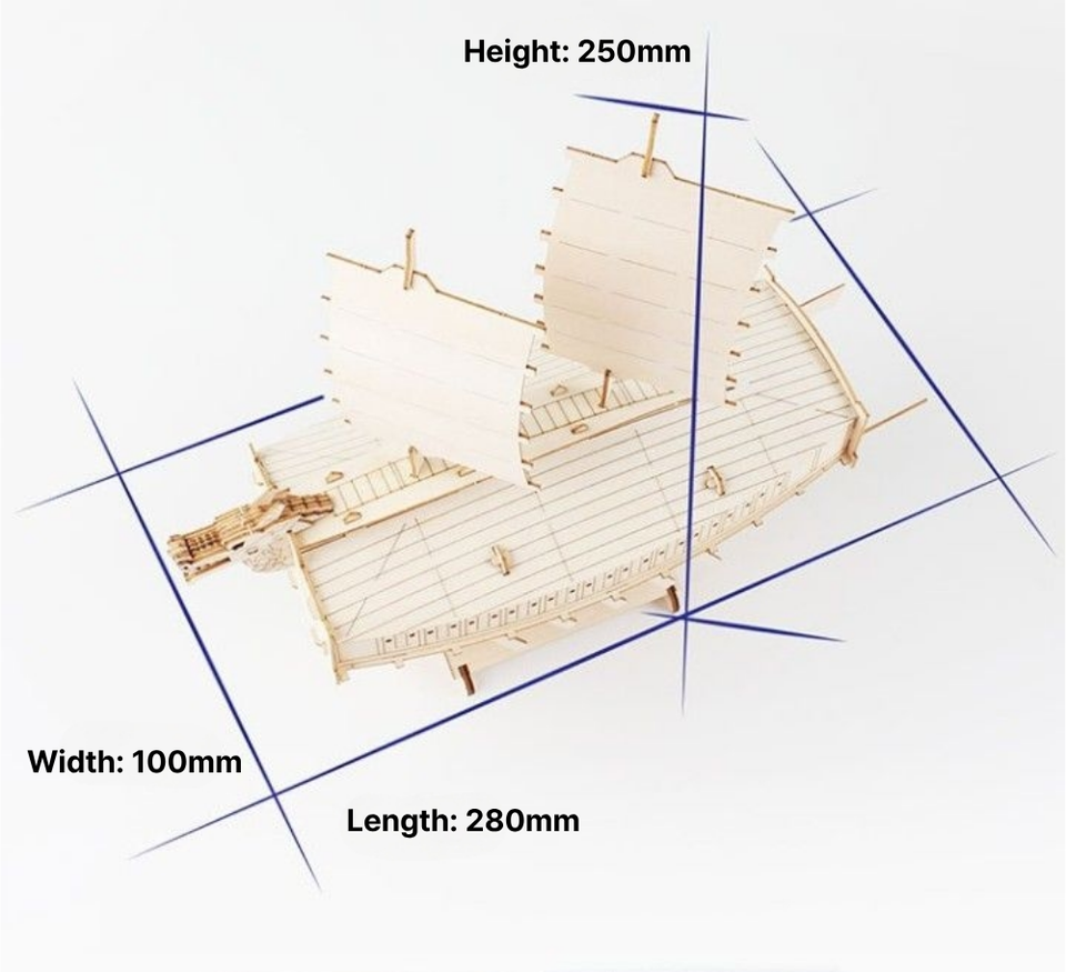 Korean Turtle Ship (Geobukseon) DIY Wooden Model Kit - Historical ...